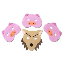 Three Little Pigs - Storytelling Masks