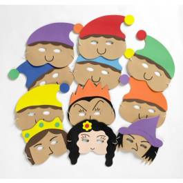 Snow White & the Seven Dwarfs - Storytelling Masks